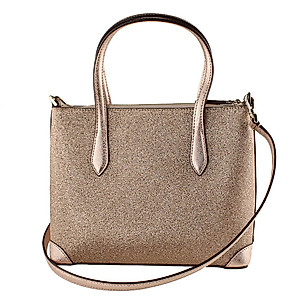 kate spade purse handbag crossbody Shimmy glitter (Rose gold)