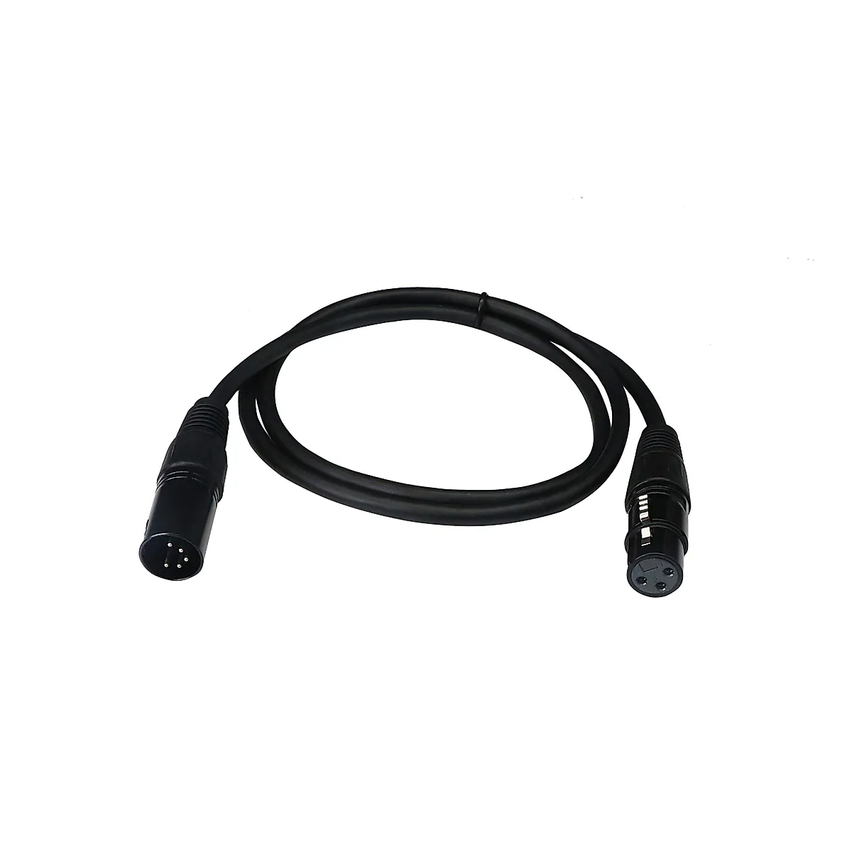 SinLoon (1m) DMX Stage Light Cable,DJ XLR Cable, 3-Pin Female XLR to 5-Pin Male XLR DMX Turnaround Connection for Moving Head Light Par Light Spotlight with XLR Input & Output (5male)