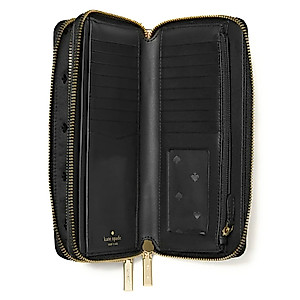 Kate Spade Staci Large Carryall Wristlet Clutch Wallet In Warm beige multi