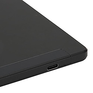 Luqeeg 2 in 1 Tablet, Black 5GWIFI 16MP Rear Camera 10.1 Inch Tablet PC 8GB RAM 256GB ROM 4G Network (US Plug)