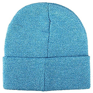 Bioworld Spongebob and Patrick Hugging Marled Knit Teal Cuff Beanie