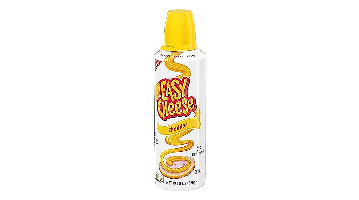 Easy Cheese Cheddar Snack - 12 Cans of Delicious Fun