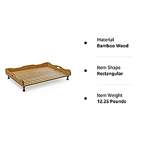 Prosumer’s Choice Bamboo Cutting Boards - Camper Stovetop Cover with Handles & Legs - Kitchen Chopping Board for Meat & Veggies - Sink, Gas Burner & Range Wooden Workstation - 29.5"Lx21"Wx7.6"Th