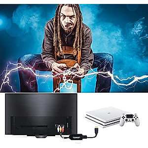 DIGITNOW! HDMI to RCA Converter, HDMI to RCA Cable Adapter, 1080P HDMI to AV 3RCA CVBs Composite Video Audio Supports NTSC for PC, Laptop, HDTV, DVD, VHC VCR