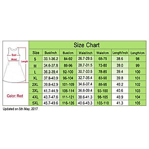 KILLREAL Women's Casual Cocktail Vintage Style Polka Dot Print Rockabilly Dress for Christmas Holiday Red Medium