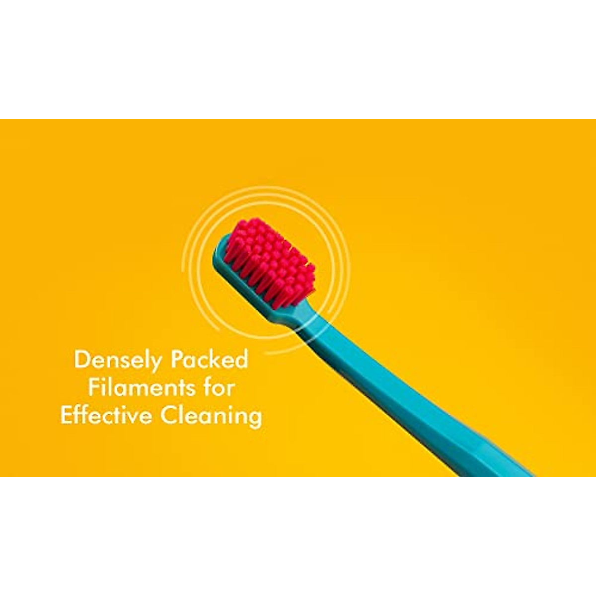 Curaprox CS 5460 Super-Soft Toothbrush for Adults with Ultra-Fine Filaments and Compact, Slightly Angled Toothbrush Head for Improved Tooth and Gum Health