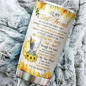 Gifts for Best Friend Woman - Best Friend Tumbler - Best Friend Cup - Bestie Mug - Gifts for Bestie Women - Gifts for Women Friends