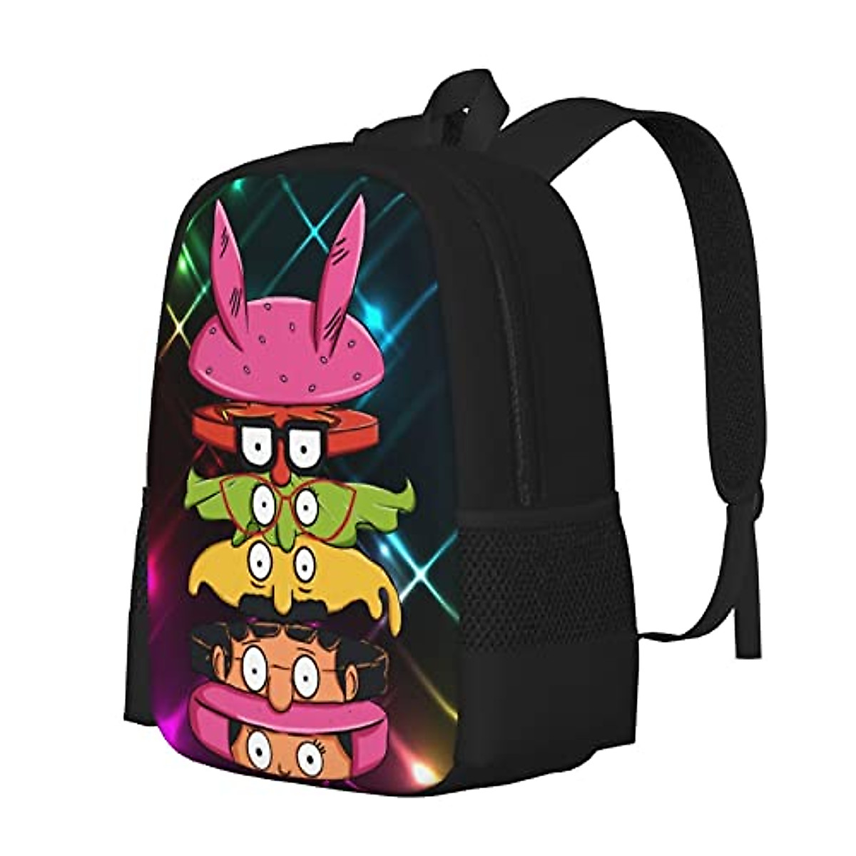 Bob's Animated Burgers Student School Bag College Laptop Backpack Travel Rucksack Office Daypack