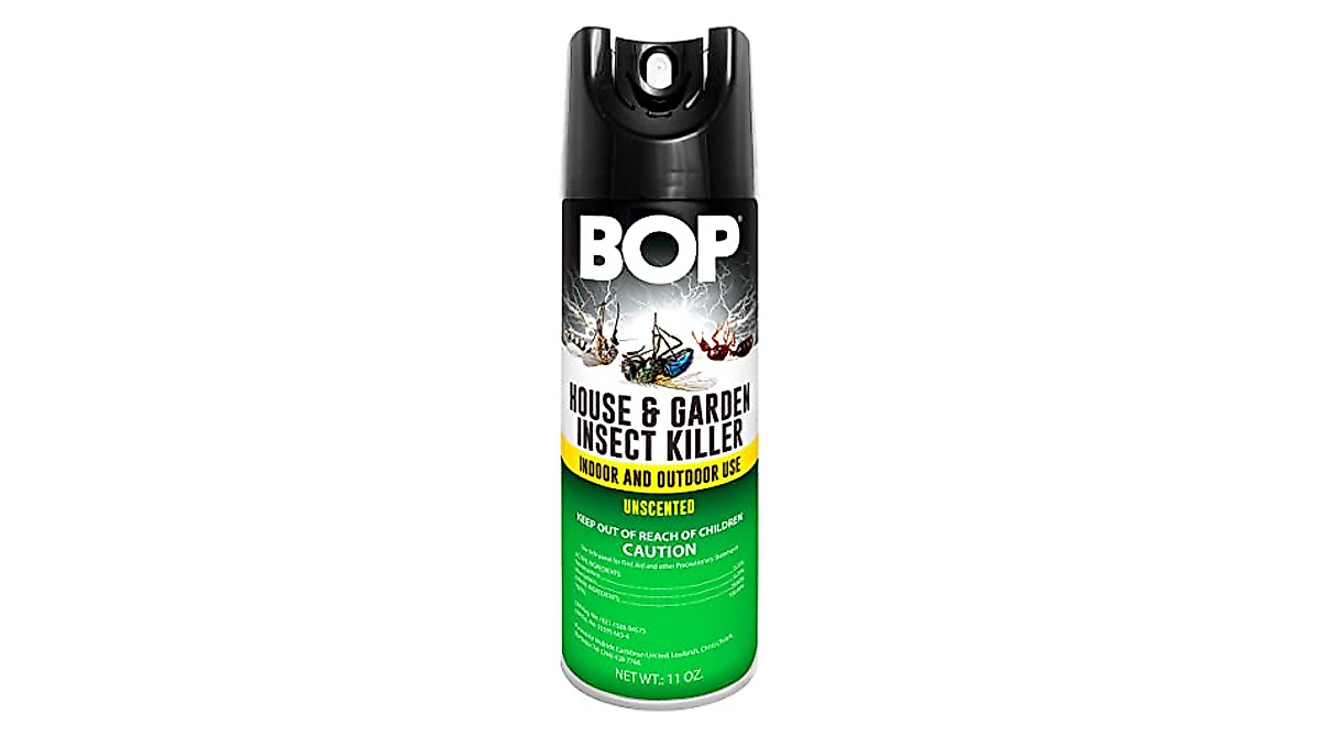 BOP House and Garden Insect Killer Spray - Fast Indoor Outdoor Pest Control