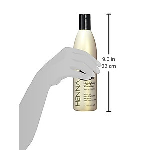 ShiKai Henna Gold Highlighting Shampoo (12 oz) | Hydrating Hair Brightener Enhances Natural Highlights | Add Shine & Volume to Dull Hair