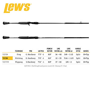 Lew's Team Greg Hackney Pitching 7'4"-1 HVY