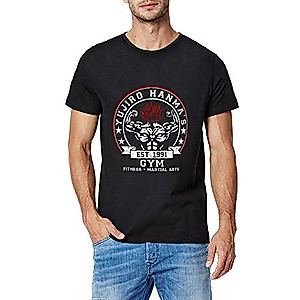 Yujiro Hanma Baki Mens Casual Blouse Tops T-Shirt Tees