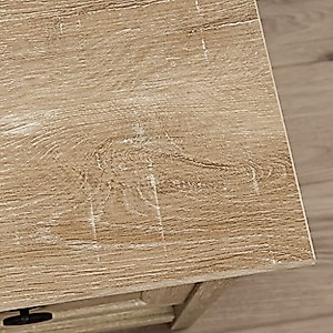 Sauder Adaline Cafe L-Desk, L: 59.65" x W: 59.65" x H: 29.92", Orchard Oak Finish