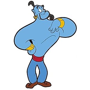 Disney Genie from Aladdin Soft Touch PVC Magnet