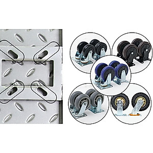 Platform Truck Heavy Platform Truck Steel Folding Push Cart 360 Degree Swivel Wheels Moving Dolly Cart Flat Handtruck Portable Flatbed Cart Reliable