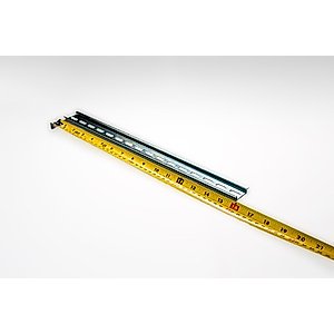 DIN Rail - 400 mm (~16 Inch(15.7")) New Pre-Cut 35x7.5mm Slotted Steel RoHS Compliant Plated