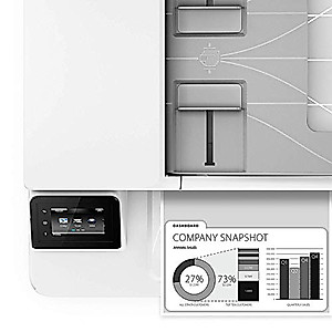 HP LaserJet Pro MFP M227fdw Wireless Monochrome All-in-One Printer with built-in Ethernet & 2-sided printing, works with Alexa (G3Q75A)