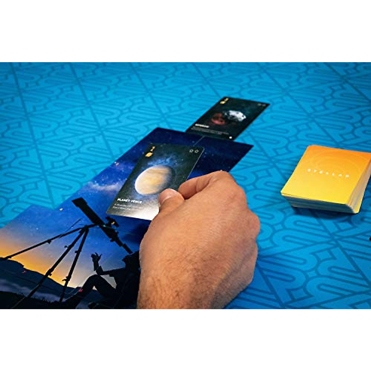 Renegade Game Studios Stellar, 2 Player Stargazing Competition, Ages 8+, Playing Time 30 Minutes.