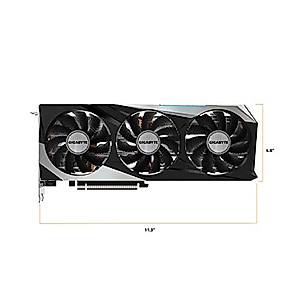 GIGABYTE AMD Radeon RX 6800 XT GAMING OC 16G Graphics Card, 16GB of GDDR6 memory, powered by AMD RDNA 2, HDMI 2.1, WINDFORCE 3X Cooling System, GV-R68XTGAMING OC-16GD