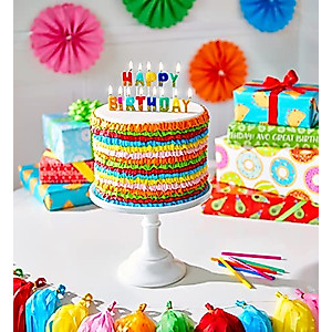 American Greetings Reversible All Occasion and Birthday Wrapping Paper, Punny Food (3 Rolls, 120 sq. ft.)