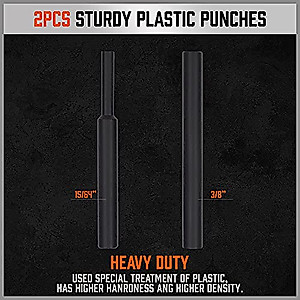 HORUSDY 22-Pieces Punch Set Punch Made of Solid Material, Including Steel Punch and Hammer with Steel for Maintenance