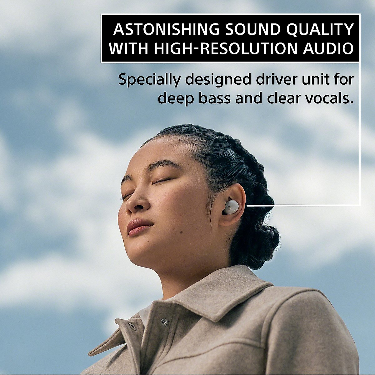 Sony WF-1000XM5-BLACK Wireless Noise Canceling High-Res Earbuds with an Additional 1 Year Coverage (2023)(USED)