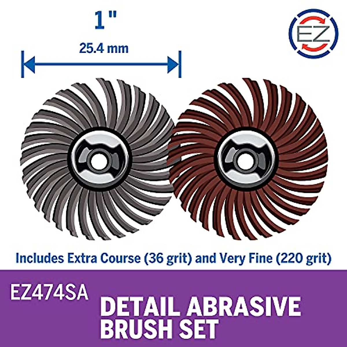 Dremel EZ474SA Fine and Coarse Detail Abrasive Brush