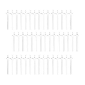 HEALLILY Nose Wax Applicator Sticks Spatulas for Nostril Nasal Cleaning Ear Hairs Eyebrow Facial Hair Removal Tools 40Pcs