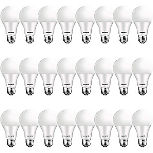 Energetic Lighting 24 Pack A19 LED Light Bulbs 60 Watts Equivalent, 5000K Daylight, E26 Medium Base, 750 Lumens, Non-dimmable, UL Listed