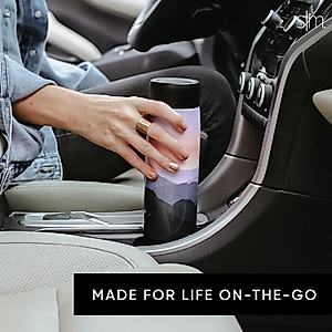 Simple Modern Insulated Thermos Travel Coffee Mug with Snap Flip Lid | Leakproof Reusable Stainless Steel Tumbler Cup | Gifts for Women Men Him Her | Kona Collection | 24oz | Moonlight