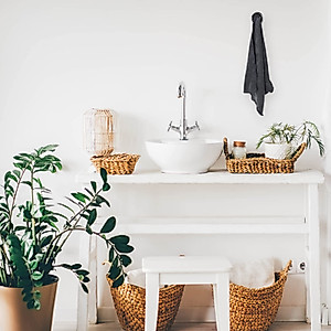 Prasacco 4 Pcs Tea Towel Holders Round Self-Adhesive Towel Hooks Push in Suction Hand Towel Holder for Kitchen Bathroom Home