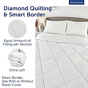 Lightweight Cooling Duvet Insert with AerFil Breathe™ Technology, Duvet Insert King, White King Comforter, Cooling Comforter for Hot Sleepers, Diamond Quilting Down Alternative Comforter (King)