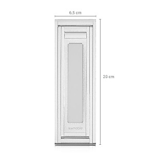 kwmobile Foldable LED Desk Lamp - Folding Portable USB Table Light with 3 Brightness Settings - for Home, Reading, Studying, Work, Travel - Silver