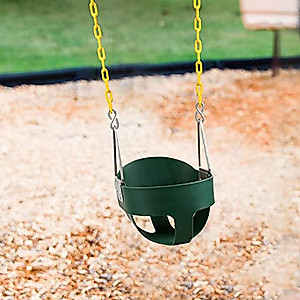 RedSwing High Back Toddler Bucket Swing Seat with Coated Chains, Heavy Duty Kids Swing Seat for Outside, Playground, Backyard, Swing Set Accessories