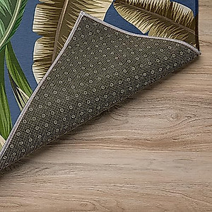 Dalyn Rugs Indoor/Outdoor Tropics TC1 Blue Washable 8' x 10' Rug