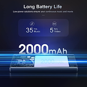 80GB MP3 Player with Bluetooth and WiFi, SWOFY 4.7-inch Full Touch Screen MP3 & MP4 Player, Supports Spotify, Pandra, Android Streaming MP3 Player with Audible, Kids MP3 Player