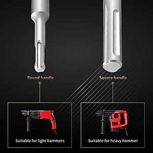 CPROSP Concrete Hole Saw Kit Wall Drill, SDS Plus Shank Hole Saw, for Cement Brick Wall, Kit 30 50 65 mm