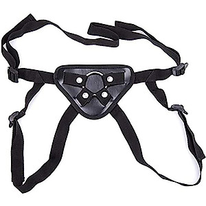 XMGJL Strap on Harness for Women Black Strapless Panties with Adjustable Belt unisex suitable for beginners