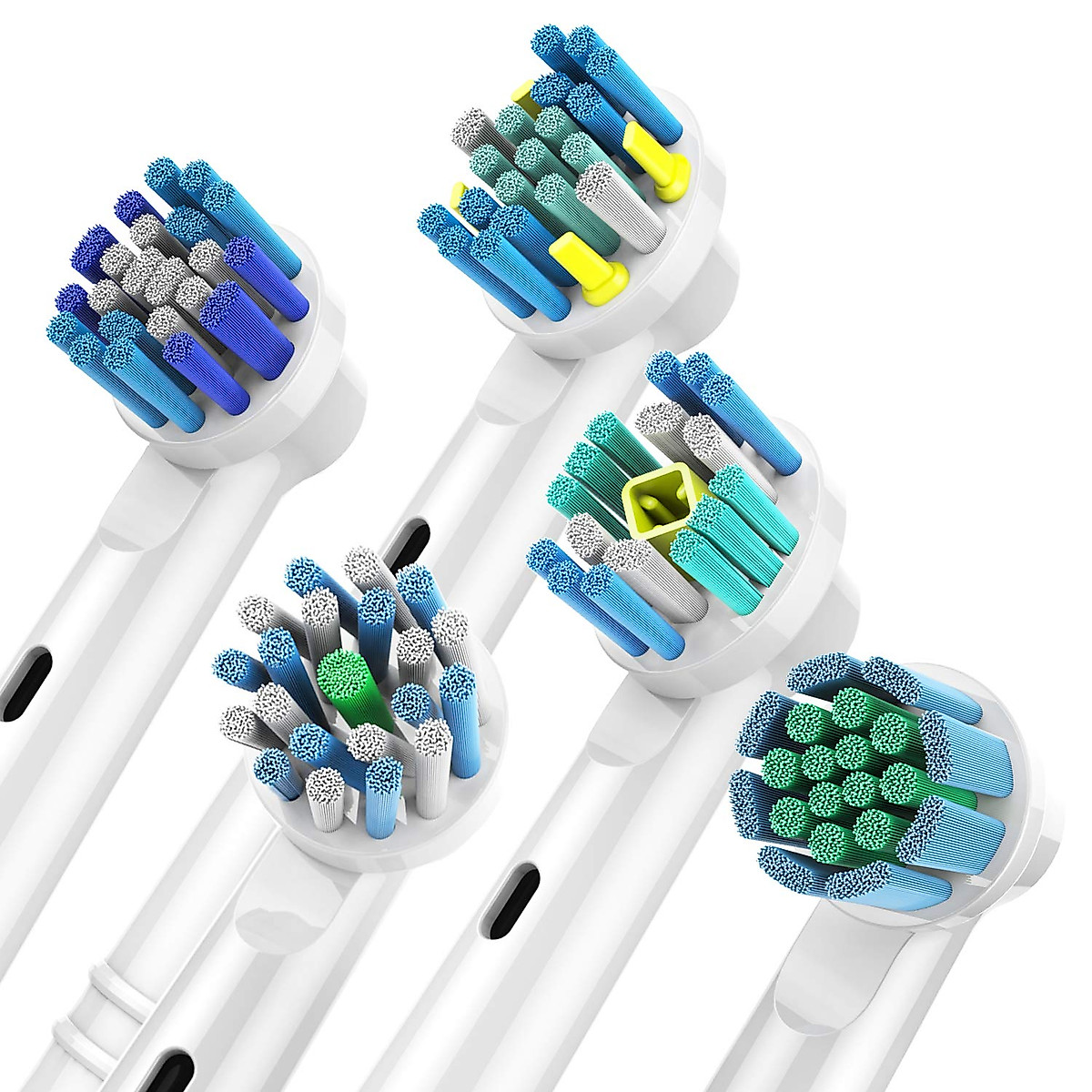Brush Heads Replacement Compatiable for Oral b Barun,Electric Toothbrush Heads with Dupont Bristles Contain Precision,Floss,Cross,3D Clean Compatible with Oral-B 7000/Pro 1000/9600/ 5000/3000/8000