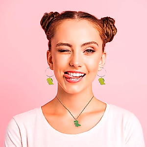 YYMSEN 25 Pcs Bracelet Earring Cartoon Dinosaur Charms Pendant Dinosaur Charms for DIY Bracelet Earring Necklace Keychain Jewelry Crafts Making