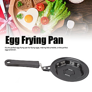 Mini Egg Frying Pan, Non Stick Omelet Pans Heart and Flower Shape Poached Egg Fry Pan Pancake Omelette Skillet for Beautiful Breakfast and Healthy Cooking(#2)