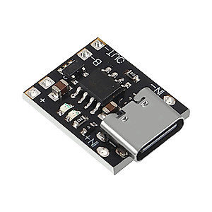 XIITIA 20pcs Mini USB Type C 3.7V Lithium Battery Charger Board 4.2V Charging Module with Protection Circuit and LED Charge Indicators(Type-C Port)