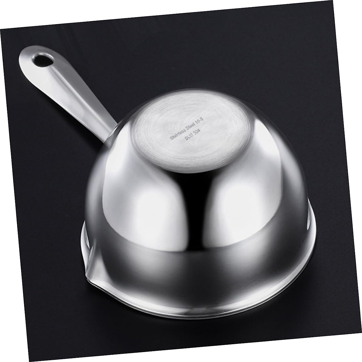 RORPOIR Stainless Steel Boiler Pot for Melting Butter Chocolate and Cheese Versatile Kitchen Oil Heating Bowl with Strainer and Frying Basket for Efficient Cooking and Oil Filtering