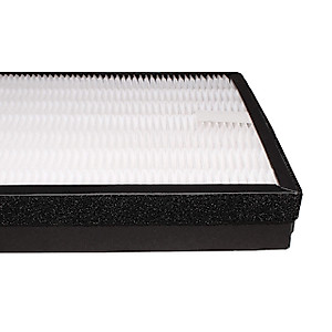 LifeSupplyUSA True HEPA Air Cleaner Filter Replacement Compatible with Rowenta XD6071 XD6076 models - High-Efficiency Home Improvement Air Purifiers - HEPA & Activated Carbon Filter