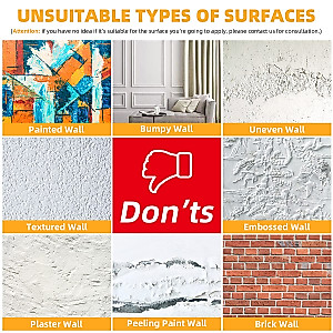 Dry Erase Whiteboard Sticker Wall Decal, Self-Adhesive White Board Peel Stick Paper for School,Office,Home,Kids Drawing with 3 Water Pen 78.7"x17.7"