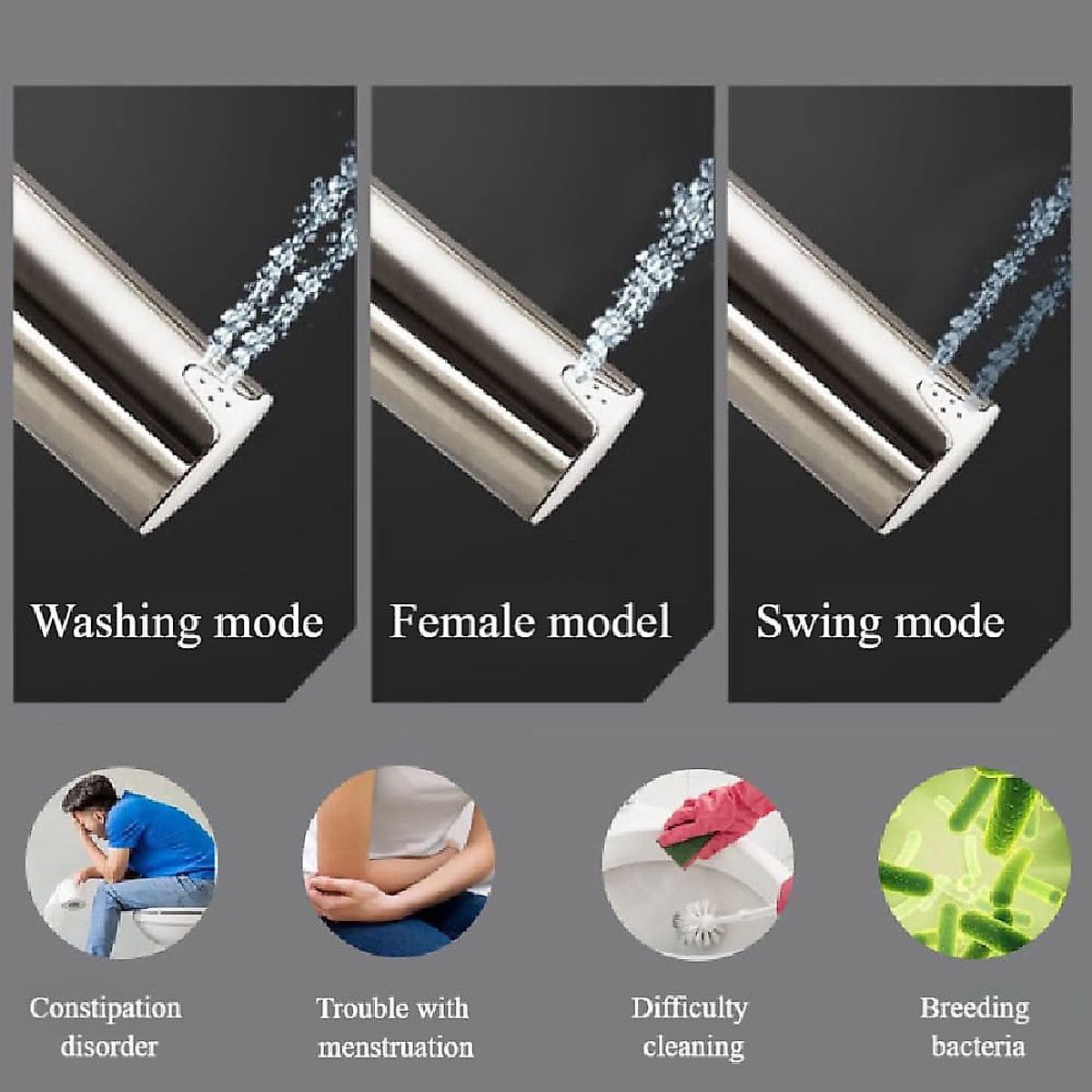 Bidet Toilet Seat, Elongated Toilet Seat Warm Water, Heated Seat Bidet with Remote Control,Self-cleaning Nozzle Temperature Adjustable LED Light, Need Electricity, for Hotel office Hospital school