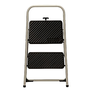 Cosco 2-Step Household Folding Step Stool, Gray
