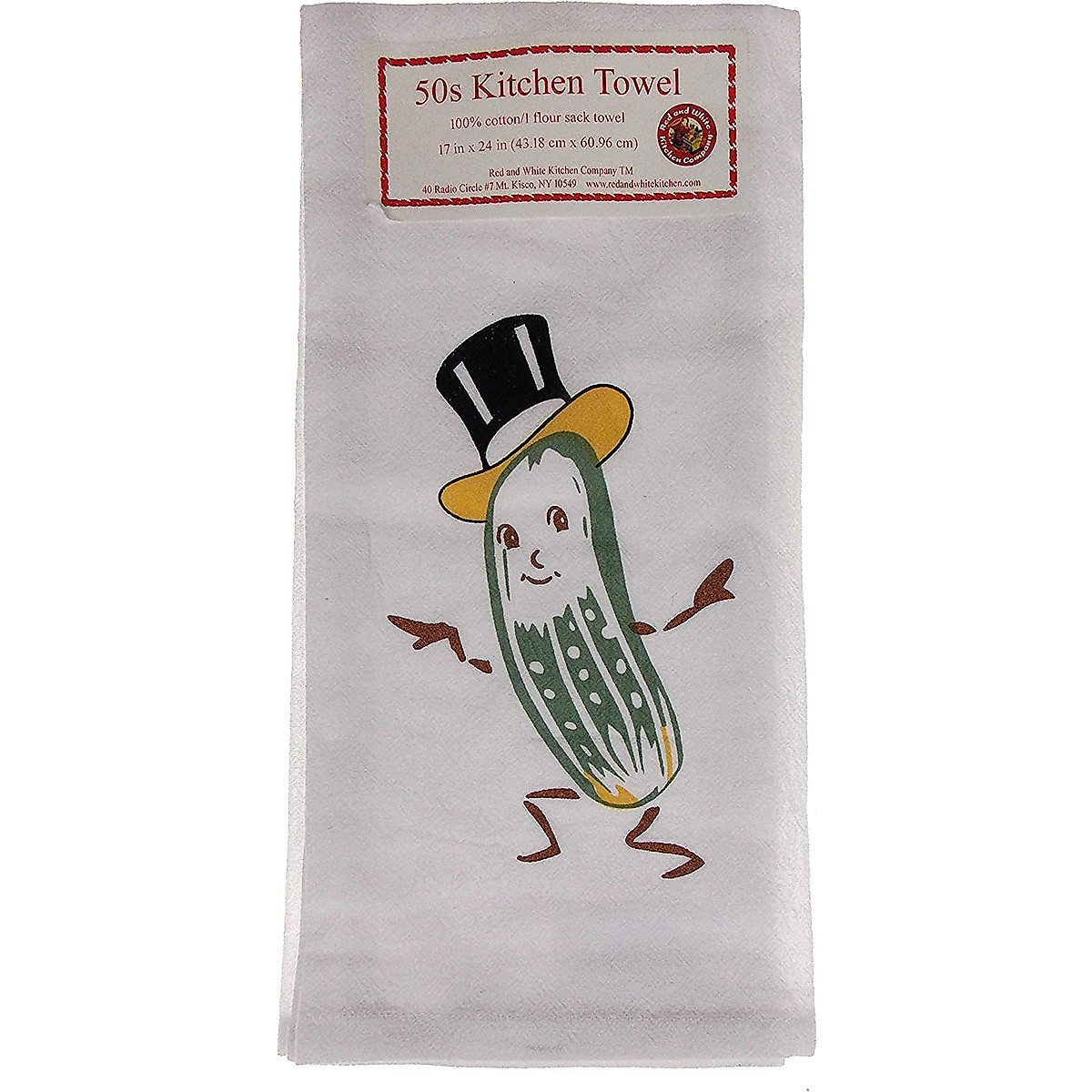 Yodeling Pickle Bundled with a Mr Pickle & Mrs Pickle Kitchen Towel