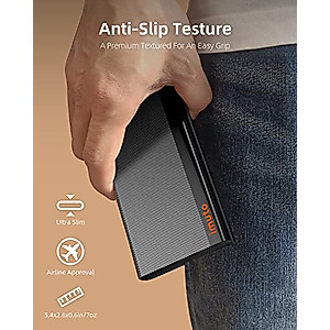 Slim Portable Charger 30W, imuto PPS Samsung Super Fast Charging 30W for Galaxy S22 S21 S20, Portable Charger Flip, Note 9 10 20, A23 53 5G, Portable Charger Pixel 6 7, 30W Power Bank for Samung Pixel