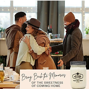 Nika's Home Vanilla Sugar Soy Candle 12oz Mason Jar Non-Toxic White Soy Handmade, Long Burning 50-60 Hours Highly Scented All Natural, Clean Burning Large Candle Gift Décor